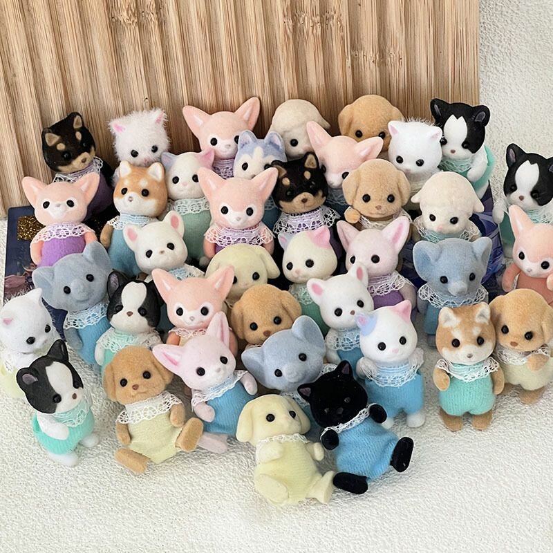 Sylvanian families коллекционных кукол Elephant family Trio