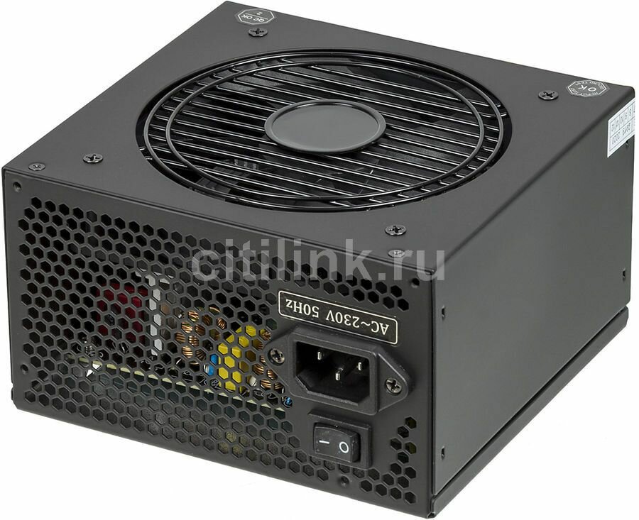 Блок питания Formula Formula-AP450-80 (AP450-80) черный - 450 Вт, 80+, APFC, ATX 24-пин, 4 pin + 4 pin CPU, 7 SATA, 2 x PCI-E 6/8-пин