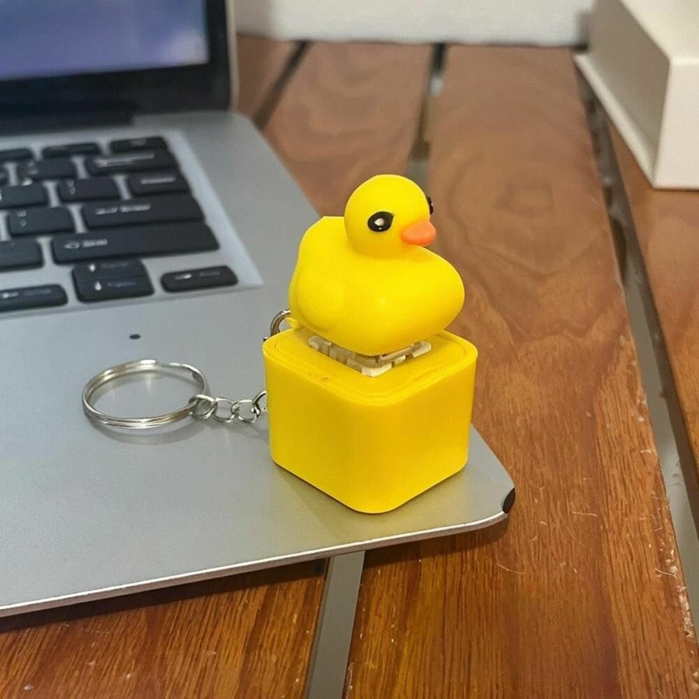Утка-брелок-игрушка Для Холодильника С Крякающим Голосом