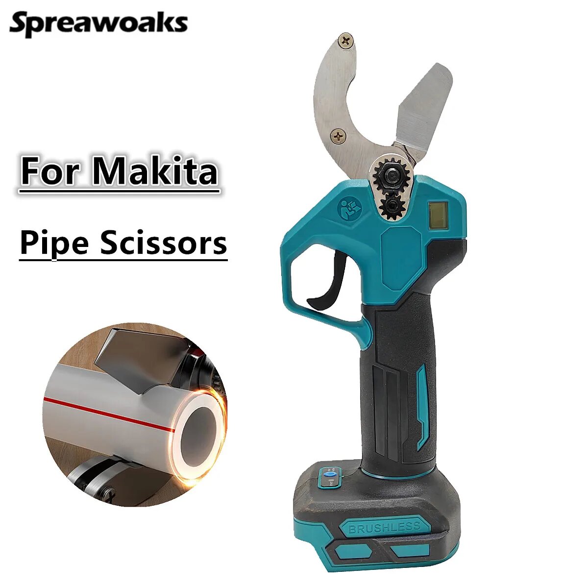 Электроножницы для труб Spreawoaks 28 мм, совместимые с аккумулятором Makita 18 В