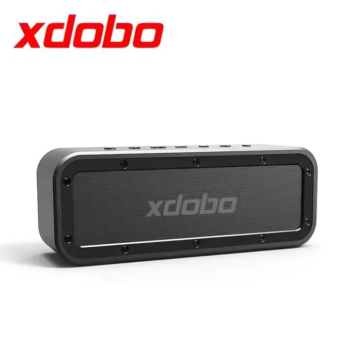 Открытый музыкальный бумбокс XDOBO 50 Вт большой мощности стерео Hi-Fi звук тяжелый бас динамик беспроводной Bluetooth портативный водонепроницаемый, Черный