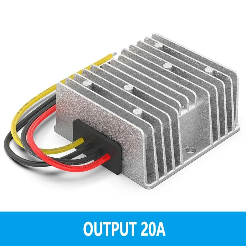 Уменьшенное напряжение 60 в 60 в-12 в 20A 5A 10A 24 в 36 в 48 в 60 в 72 В до 12 В регулятор напряжения уменьшенное напряжение преобразователь постоянного тока автомобильный корабль, out 20A, 48V(36V-60V), 12
