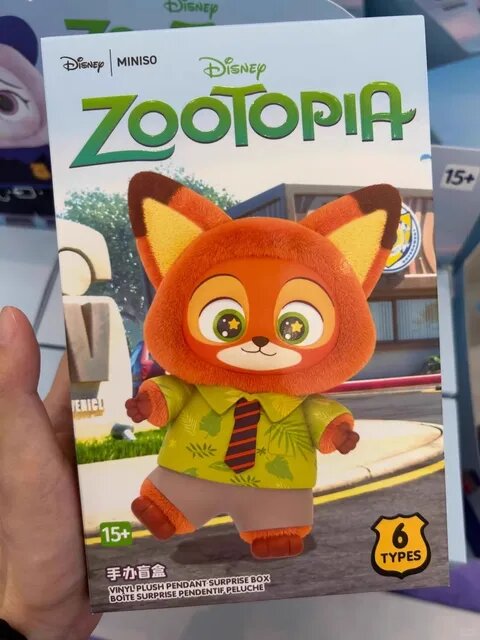 В наличии оригинальная MINISO Zootopia Blind Box Judy Nick Enamel Blind Box THE MOVIE REVO SERIES Фигурка ZOOTOPIA от Джуди Хопп