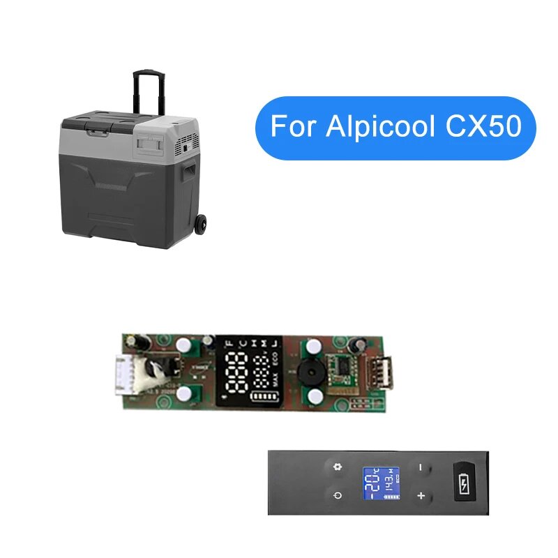 Alpicool Панель управления Печатная плата Портативный автомобильный холодильник Печатная плата Аксессуары для морозильной камеры Панель управления морозильной камерой автомобиля, PCB-CX50