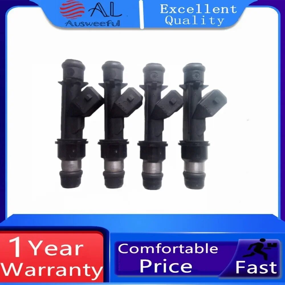 4 шт. топливная форсунка 25343299 25313846 2884466 25313846 Для Opel ASTRA H (L48) 1.6 1.8 Zafira Z16XEP, 25343299 4PCS, 25343299
