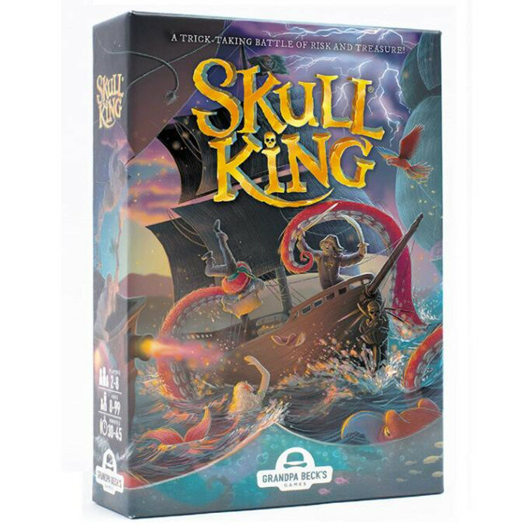 Skull King: Ультимативная пиратская игра. Семейные карточные игры. Карты Таро.