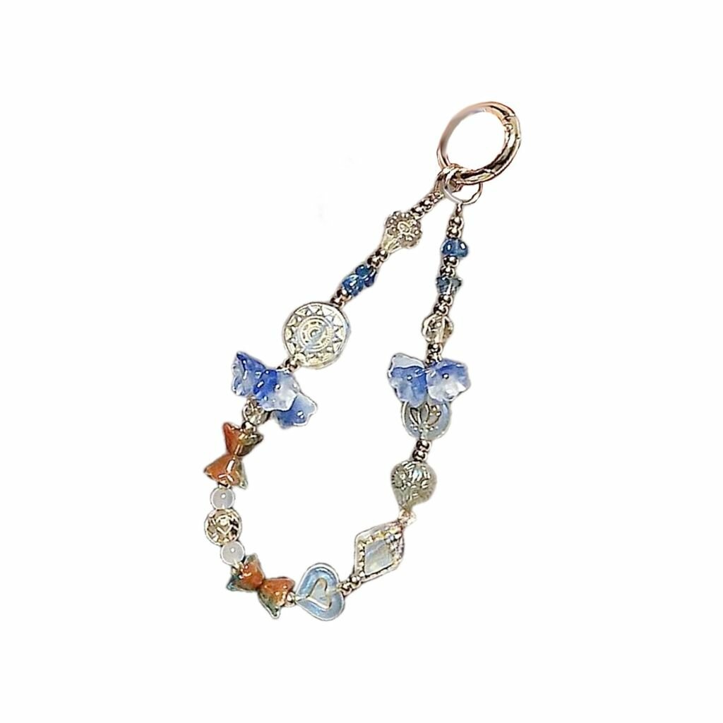 Пластиковый брелок для телефона с бусинами, модный аксессуар для женщин