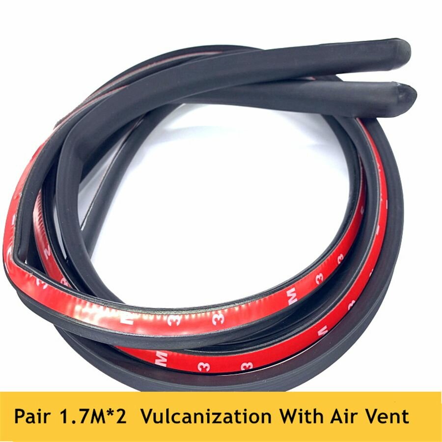 Универсальный уплотнитель С-образной стойки 1,7 метра (пара) - с вентиляцией