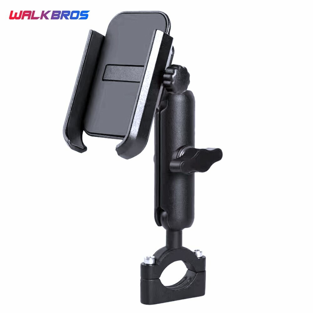 WALKBROS Держатель крепление для телефона на велосипед, на мотоцикл, на коляску, Подходит для мобильных телефонов с диагональю экрана 4-7 дюймов