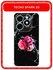 Чехол на Tecno Spark 20 / Текно Спарк 20 с принтом "Букет на черном мраморе"