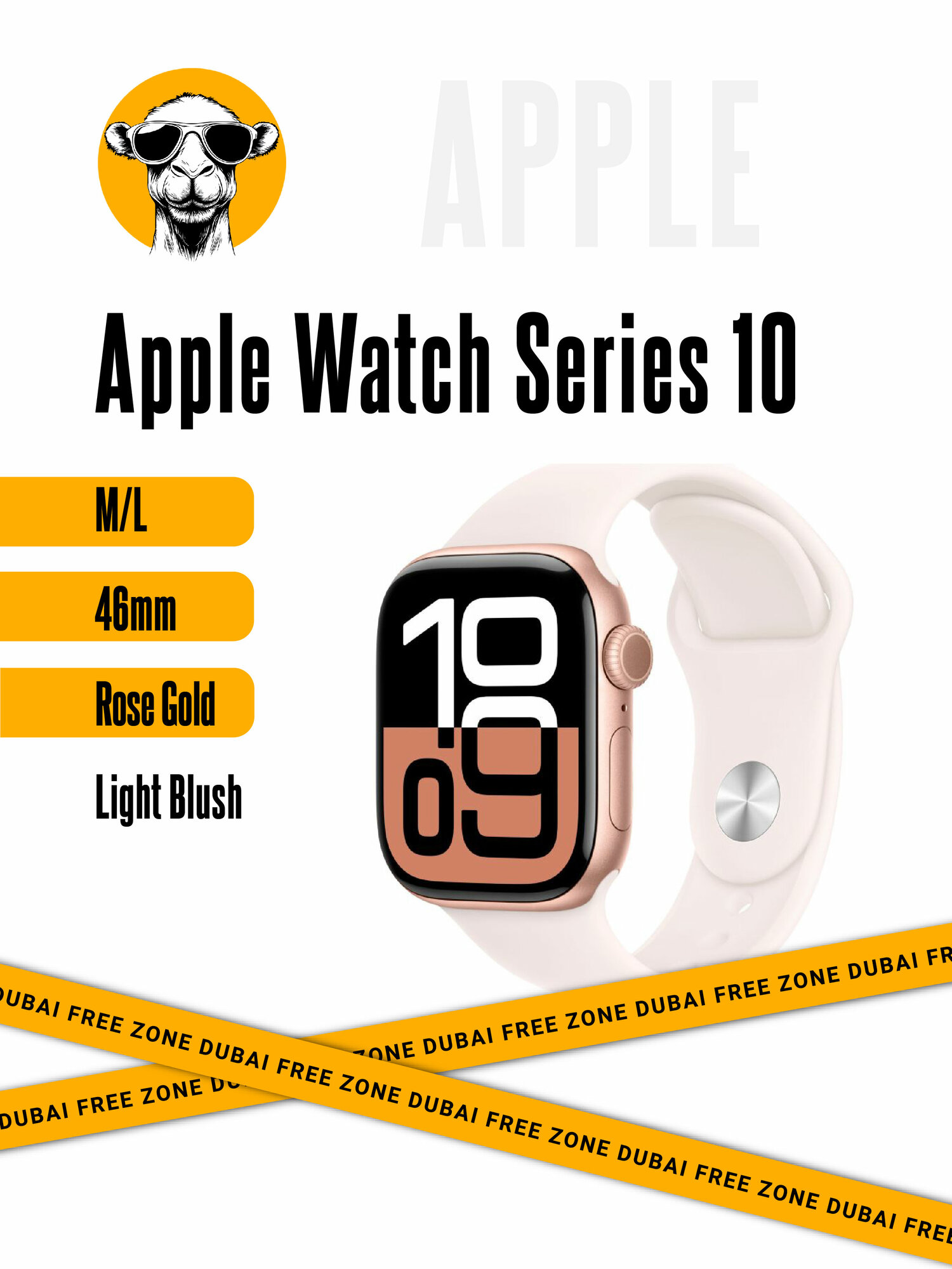 Смарт-часы Apple Watch Series 10 46mm Rose Gold M/L