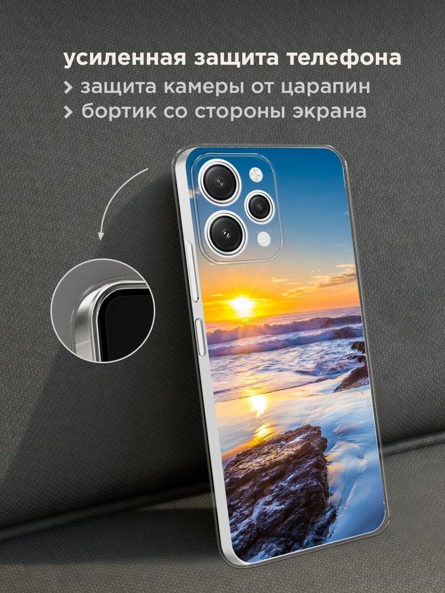 Чехол на Xiaomi Redmi 12 / Сяоми Редми 12 с принтом "Восход 6" — фото 1