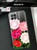 Чехол на Realme 8i / Реалми 8i с принтом "Большие пионы", прозрачный