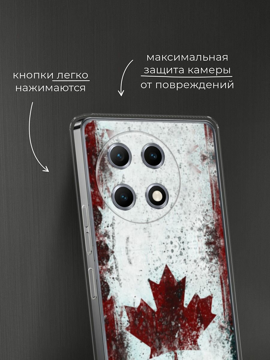 Чехол на Tecno Camon 30S / Текно Камон 30S с принтом "Канада" — фото 1