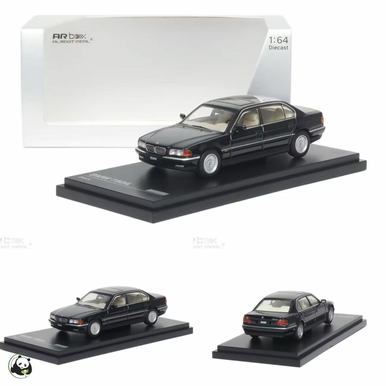 Почти настоящий-AR 1/64 BMW 750iL E38 Модель автомобиля из дайкаста