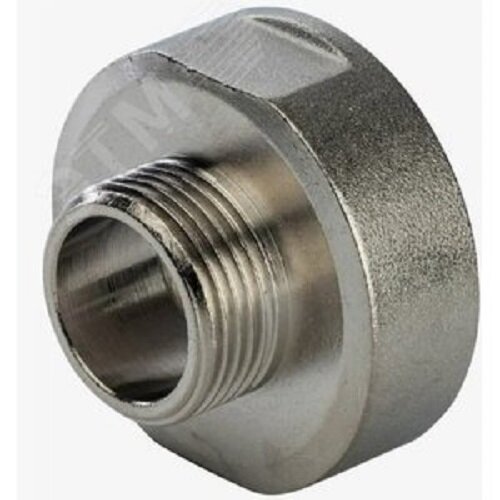 Переходник сантехнический Aquadeel ВН 1'1/4х3/4', латунь никелированная