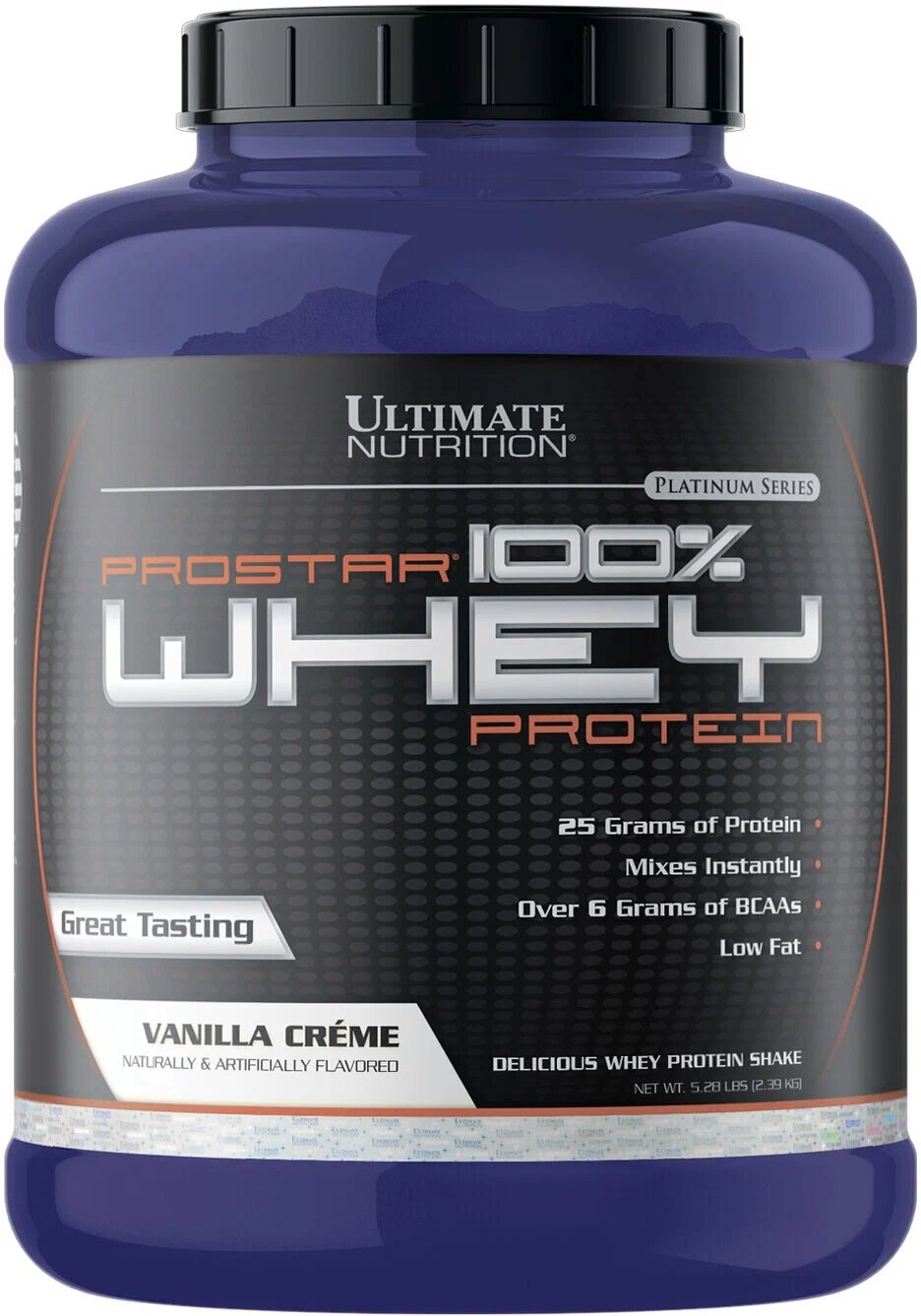 Протеин Ultimate Nutrition Prostar 100% Whey Protein, 2390 гр, ваниль