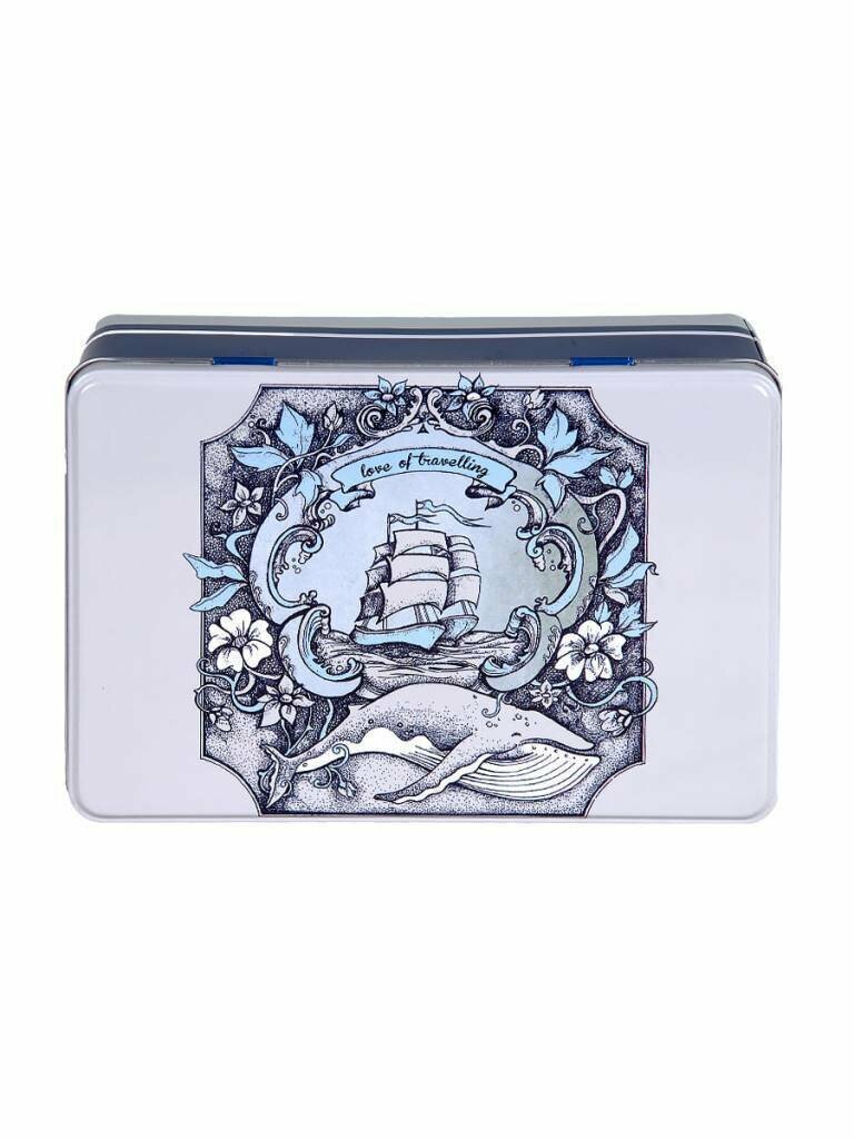 !09 Набор подарочный "Корабль" (20.2x13.2x6.7)/фляга д/спиртных напитков, 200 мл и 2 стопки/, 3 предмета