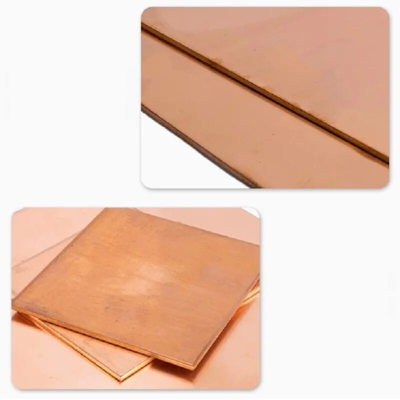 Медная пластина из меди Thickness 0.5mm, 200x200mm 1pc