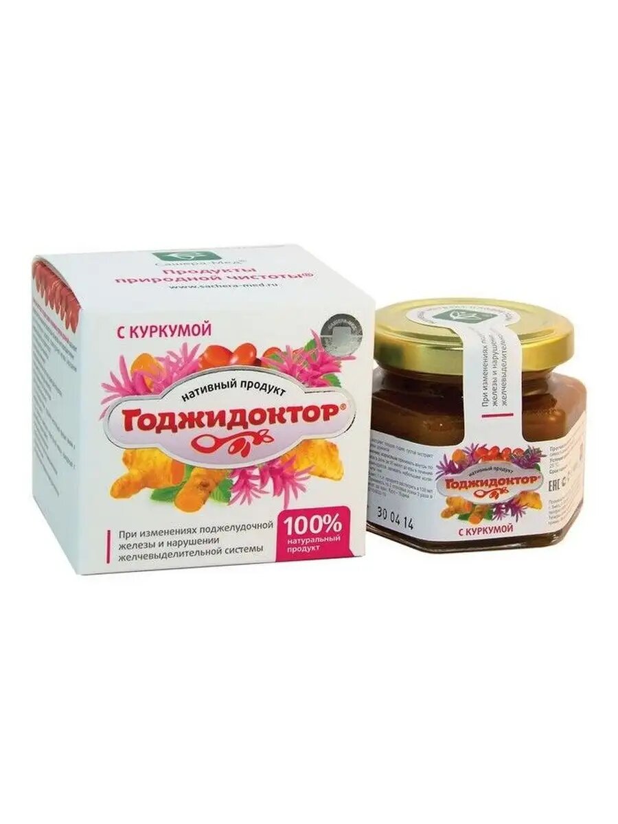 Годжидоктор Сашера-мед, для поджелудочной железы, с куркумой, 100мл