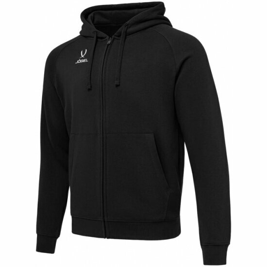 Худи на молнии Jogel ESSENTIAL Club reglan Cotton Zip Hoodie, черный, р. XL