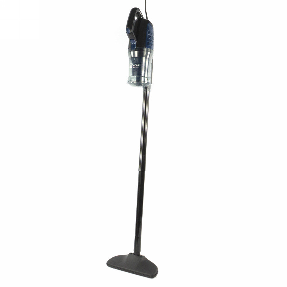 Пылесос Home Element HE-VC1805, вертикальный, мощность 400Вт, 4м шнур, циклон, синий сапфир