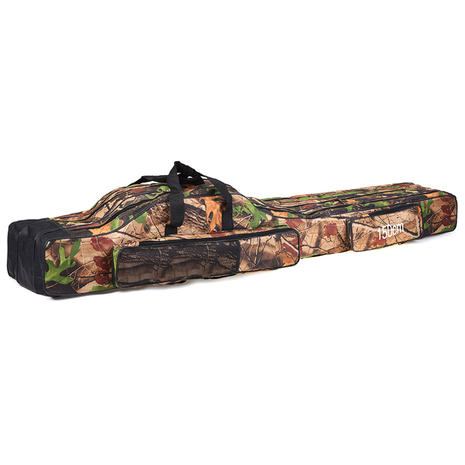 Рюкзак для рыбалки 3-хслойный Портативный Складной Рюкзак для удилища и катушки Сумка для рыбацкой принадлежности Чехол для хранения Путешествия Цвет: Городской камуфляж / Древесный камуфляж (выбор) Длина: 120см / 150см (выбор) Материал: 600D