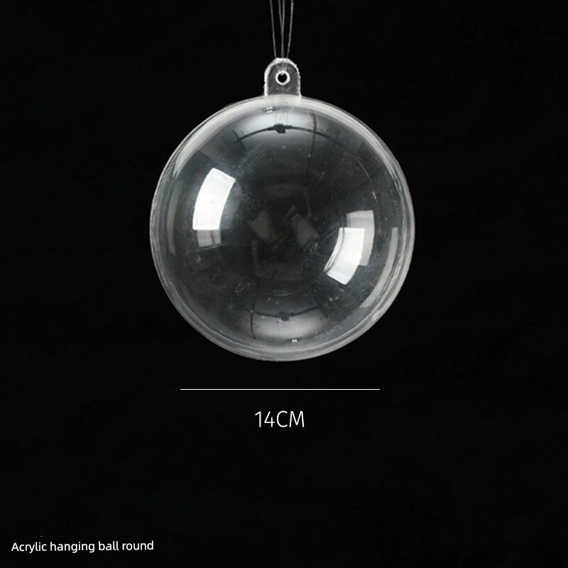 Акриловый прозрачный подвесной шар, пластиковый полый шар, украшение для свадьбы, декор для торгового центра,