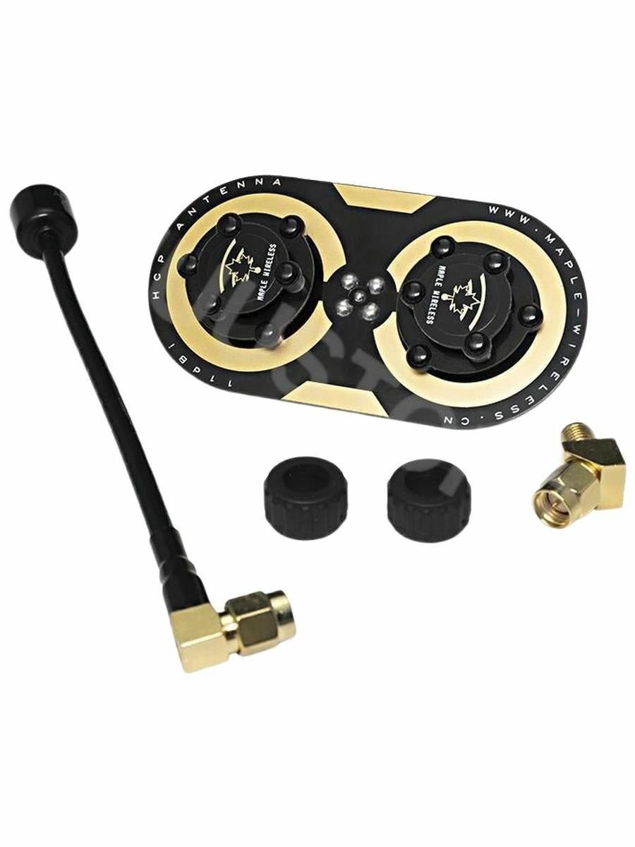 Беспроводная антенна Maple 11dbi 5.8 ГГц SMA круговая поляризация, набор для мониторов Fatshark Skyzone, для радиоуправляемых моделей