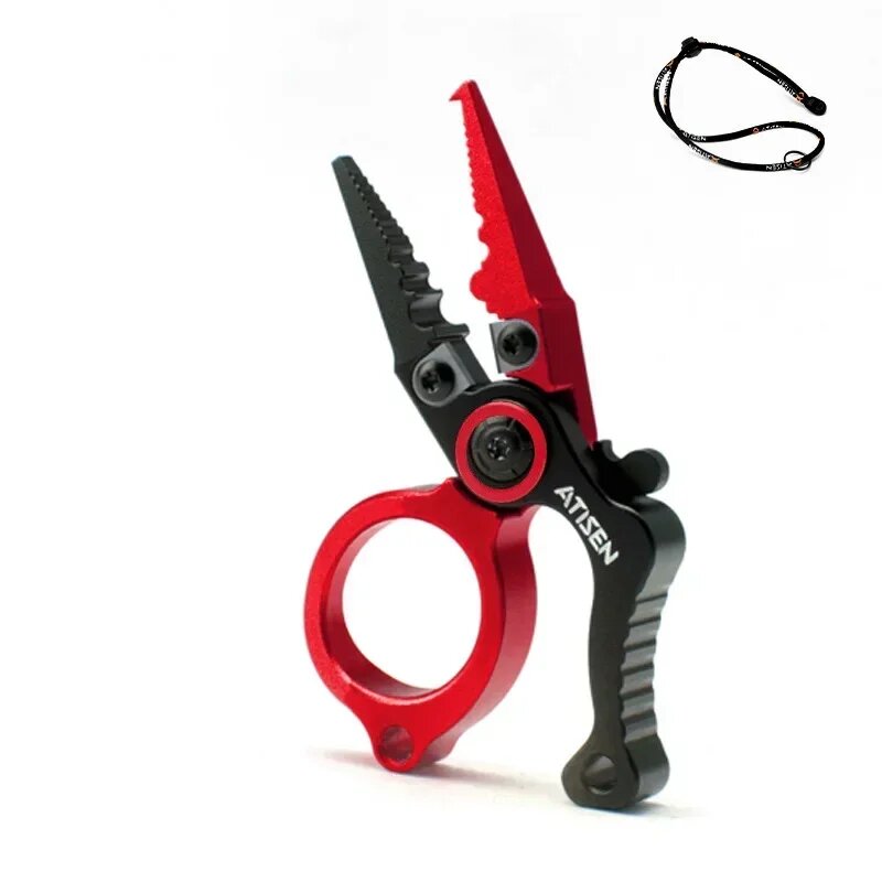 Мини-щипцы Mussels из алюминиевого сплава Красный, red black