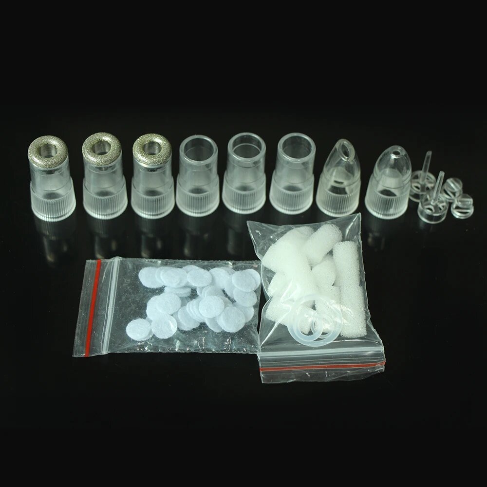 AOKO запасные наконечники, сменные головки, аксессуары для алмазной микродермабразии, пилинга кожи, удаление черных точек, машина для красоты кожи