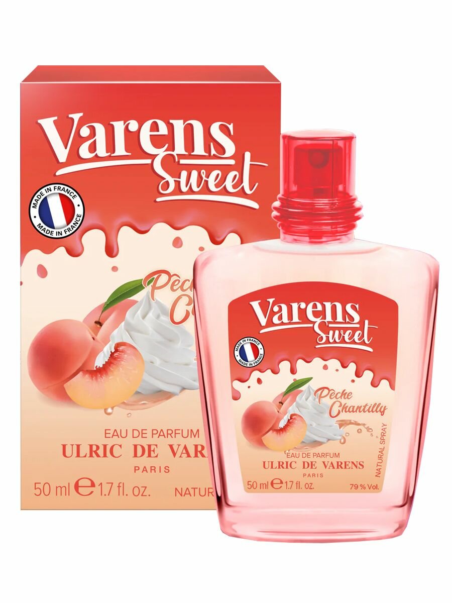 ULRIC DE VARENS/ Парфюмерная вода женская VARENS SWEET PECHE CHANTILLY 50 мл