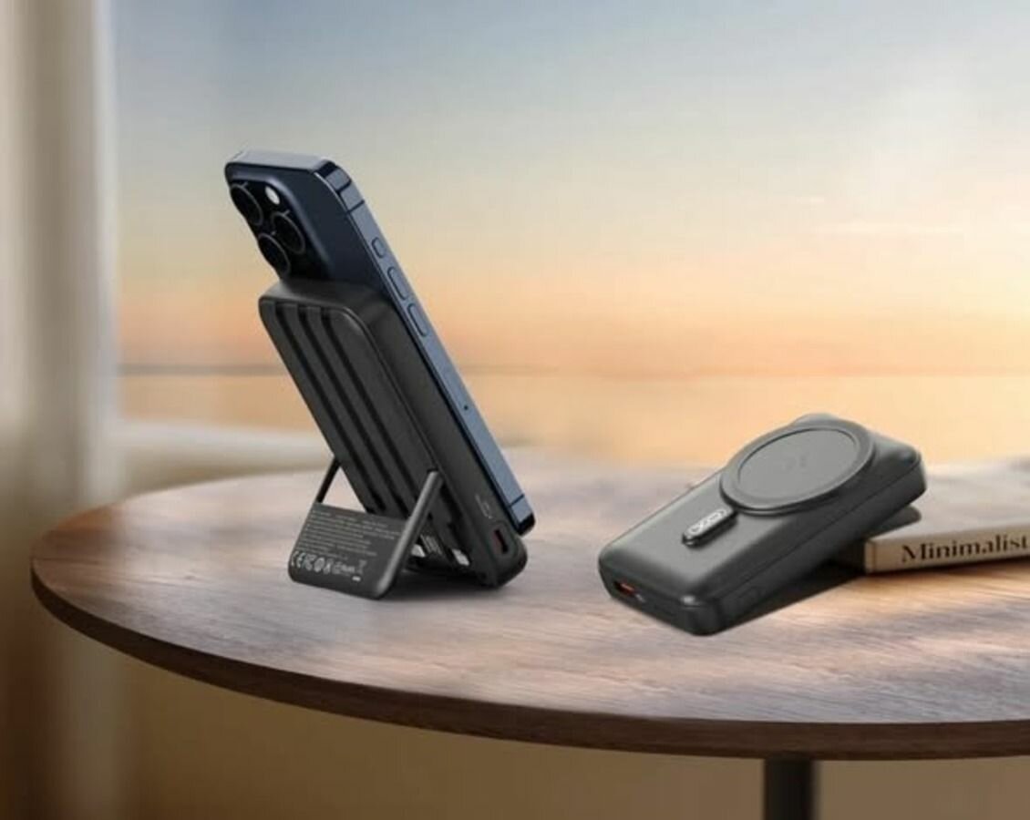 Внешний аккумулятор XO PR288, 10000mAh (PD20W, magsafe) встроенный кабель Apple/Type-c