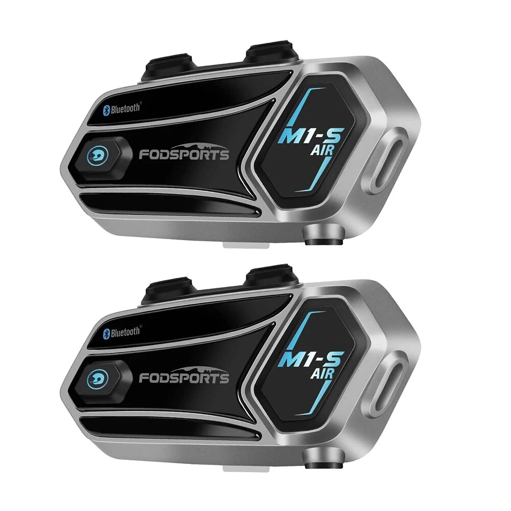 Fodsports M1-S Air мотогарнитура для шлема Bluetooth-гарнитура для мотоциклетных шлемов, переговорное устройство, мотогарнитура, гарнитура для мотошлема