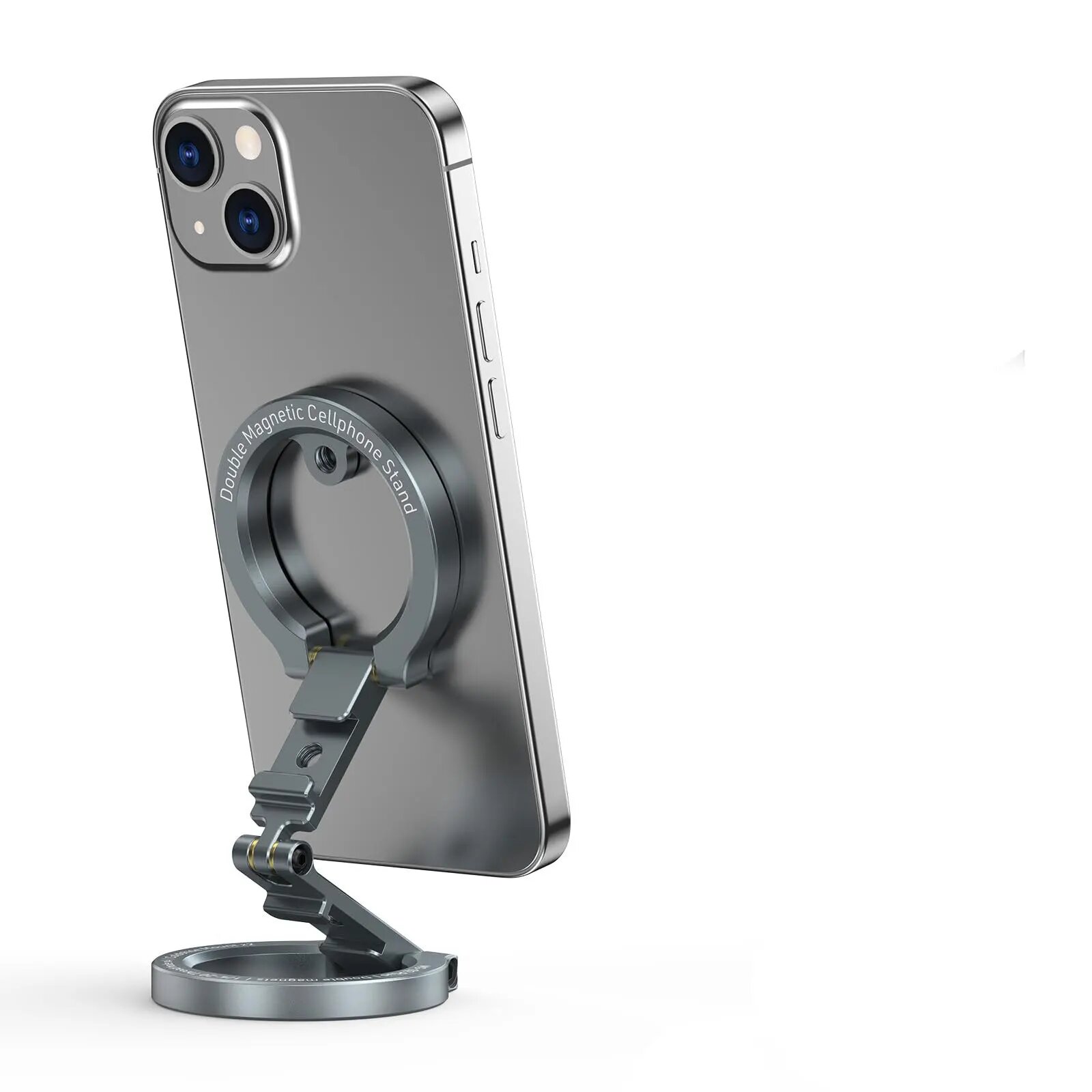 CAMOLO MG-02 Plus двойная магнитная подставка для телефона, складной держатель для телефона Magsafe с креплением для штатива для телефона 1/4 "-20 для Iphone 17 16 Android