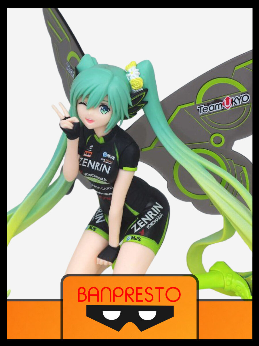 Оригинальная фигурка Hatsune Miku от Banpresto из GOOD SMILE Racing / Хацунэ Мику «Вокалоид» 14 см