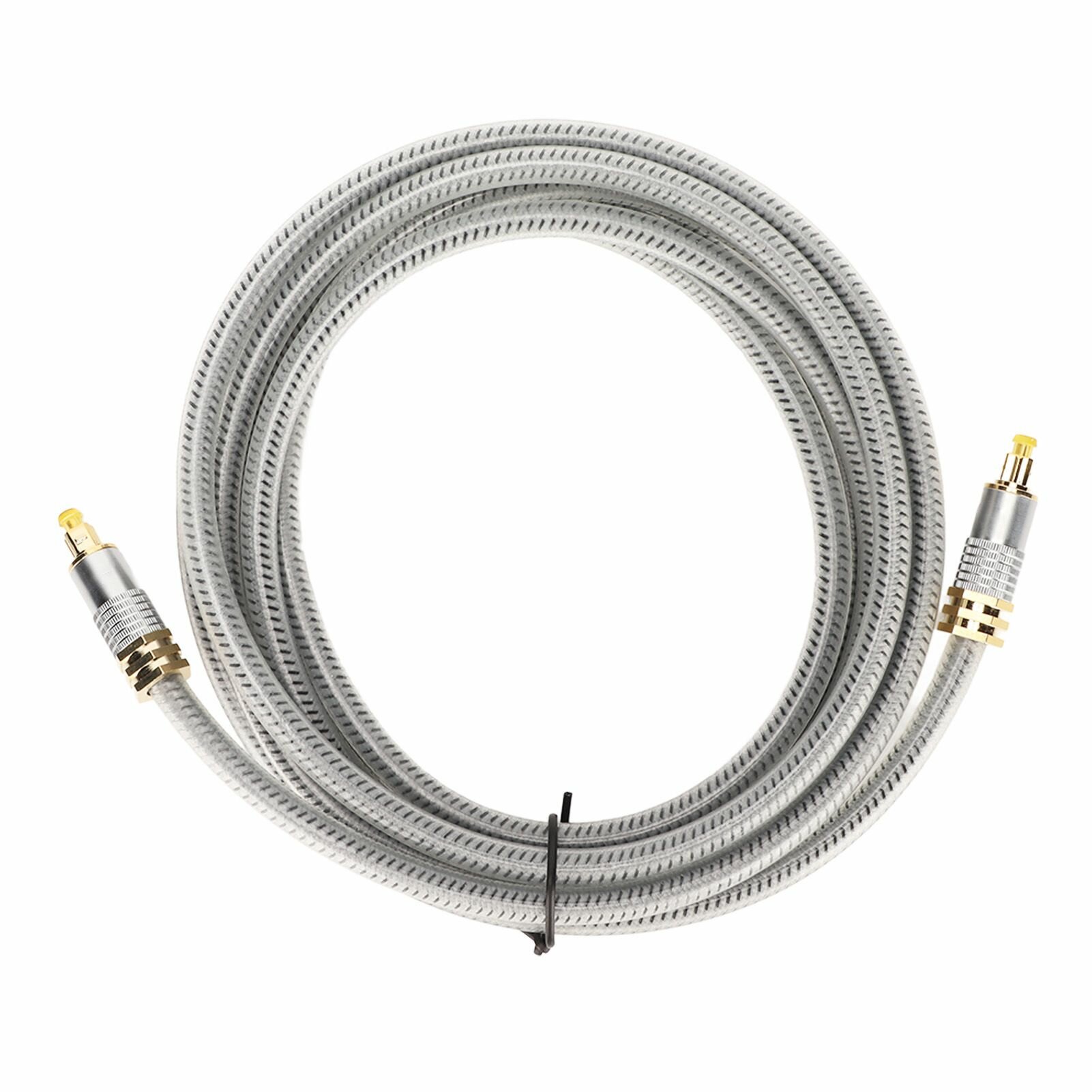 Оптоволоконный кабель, 24K позолота, 1м, DVD/CD, ТВ, приставка