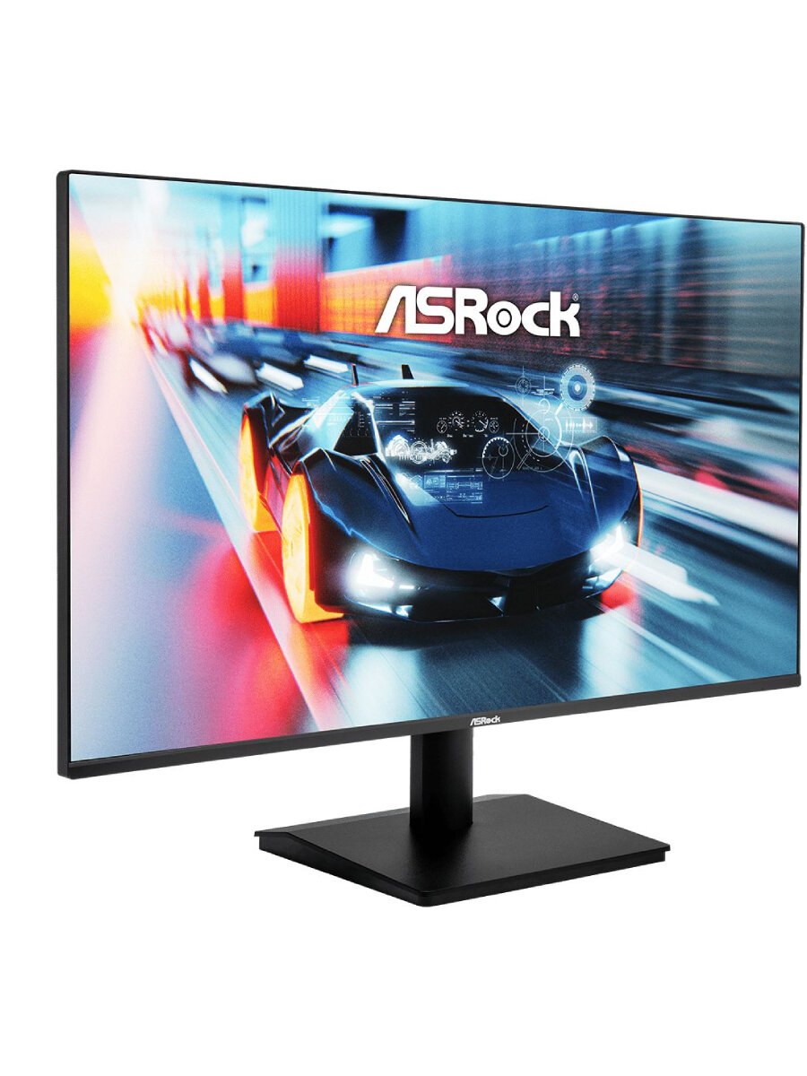 Монитор 27" ASRock CL27FFA IPS 1920x1080, 120 Гц, 1 мс (MPRT), 16:9, 350 кд/м², HDMI 1.4, VGA, Flicker Free, Low Blue Light, черный