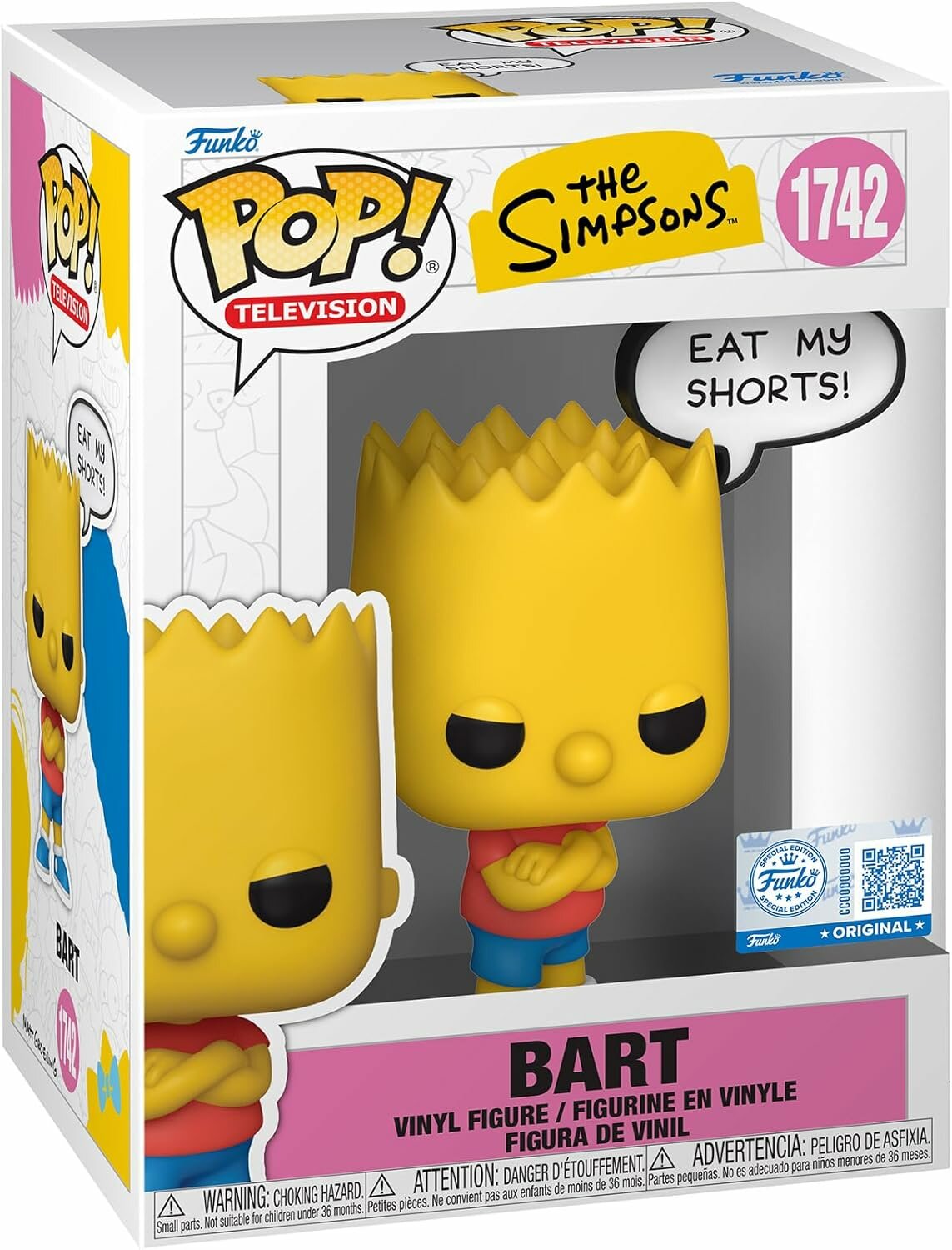 Фигурки Funko Pop TELEVISION - Коллекционная фигурка The Simpsons Симпсоны Барт Симпсон - Фанко 1742