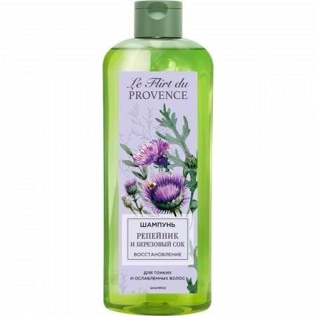 Шампунь Le Flirt "Восстановление и Укрепление: Репейник и Березовый сок", 400 мл