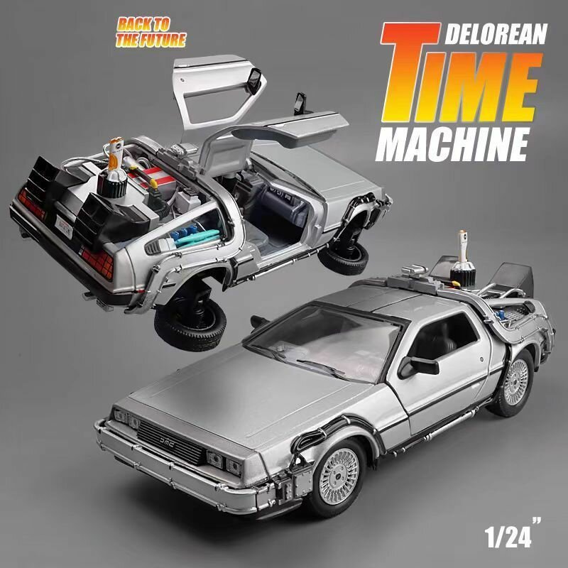 1:24Welly22443DeLorean DMC-12 Машина времени из фильма "Назад в будущее" (Back to the Future)