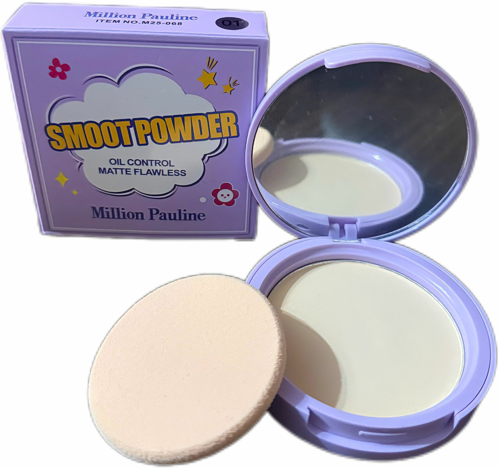 Пудра для лица увлажняющая, Smoot Powder, Тон 01, 10 гр