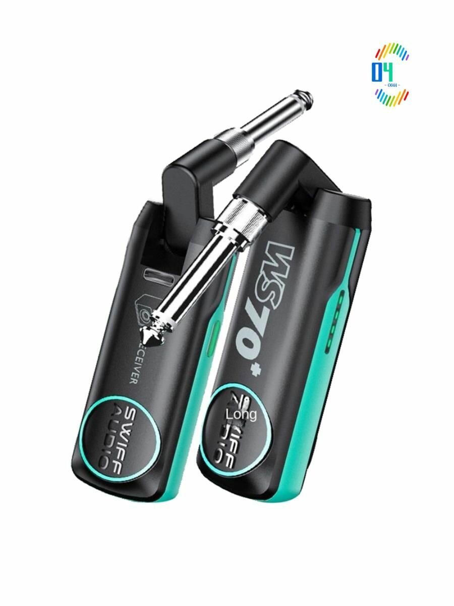 (F P N I) Audio WS70 Plus Гитарный беспроводной передатчик-приемник Портативная электрогитара UHF Transceiver Беспроводная гитарная система