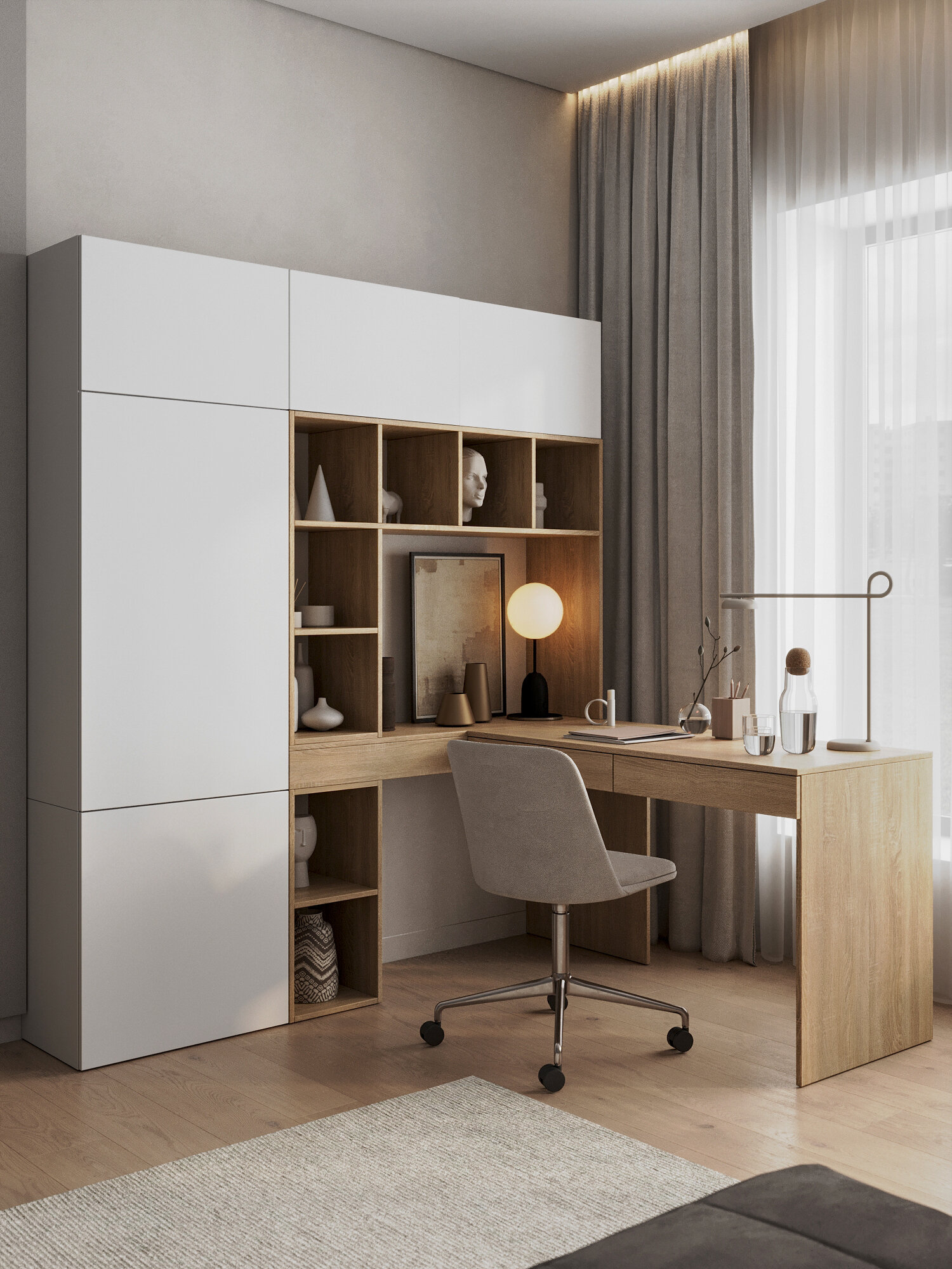 Стол стеллаж 05