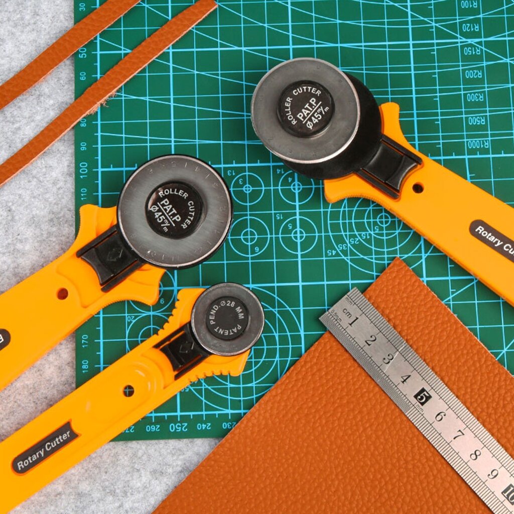 28mm Patchwork Roller Wheel Round Knife Cloth Leather Cutting Knife Craft Tools — фото 1
