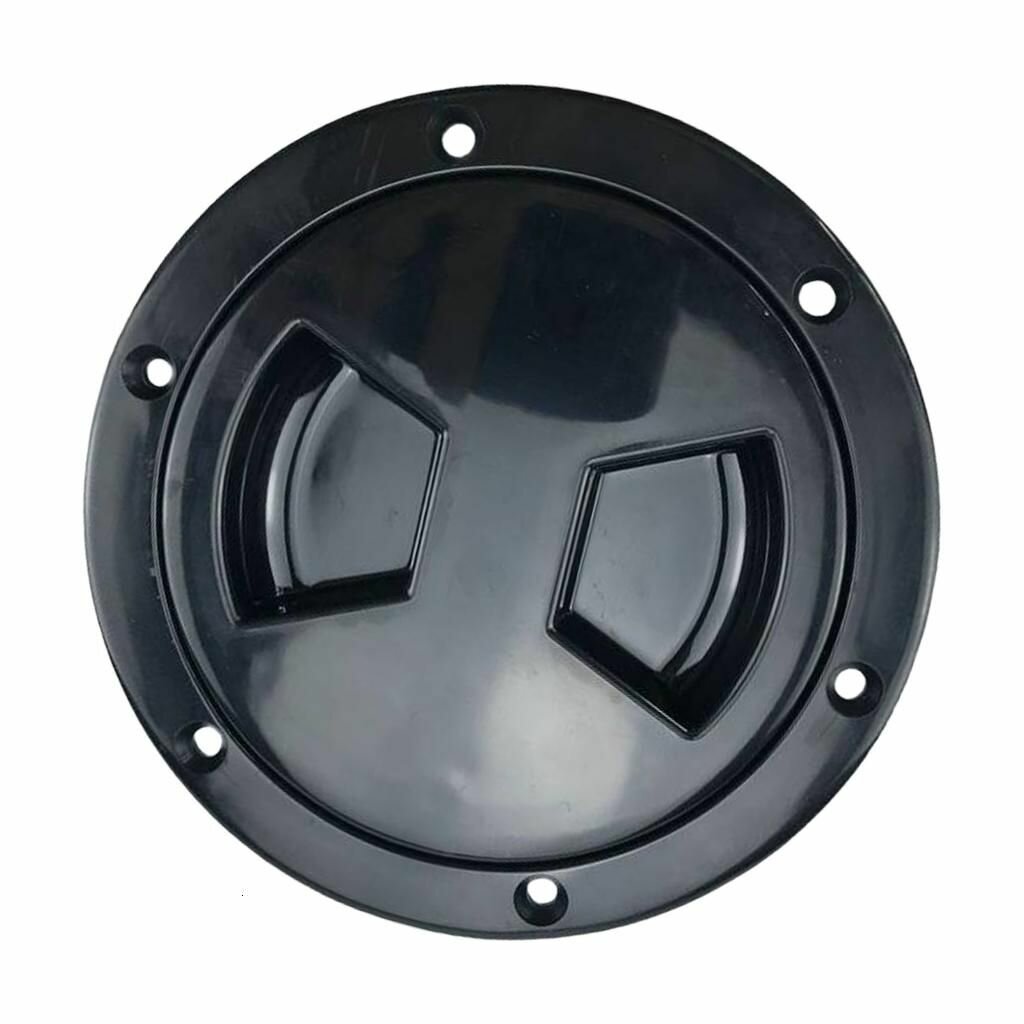 Крышки люков для лодок, - 4-дюймовый черный