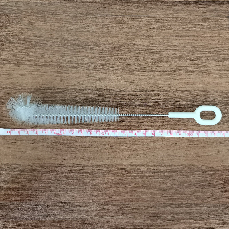 Щетка для чистки соломинок из нержавеющей стали, инструмент для чистки детских бутылочек, сосок, пробирок, чашек, спиральная головка, стальная проволока