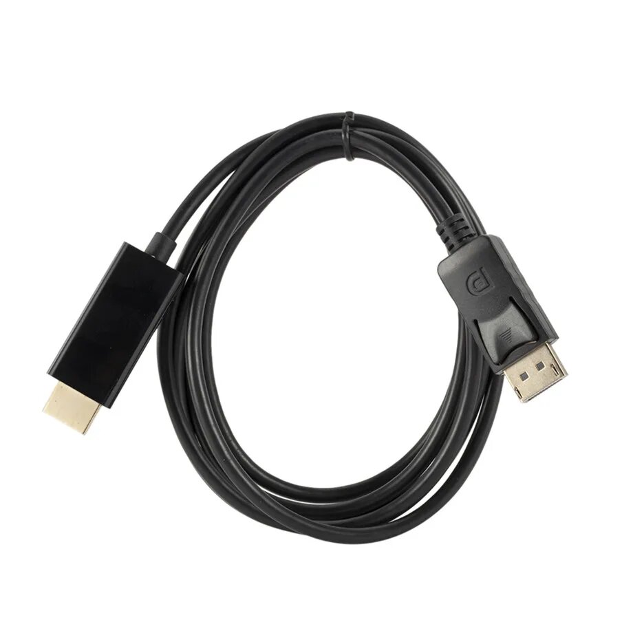 GRWIBEOU кабель-адаптер DisplayPort-HDMI 1080p 1,8 м black 1.8M DP TO HD