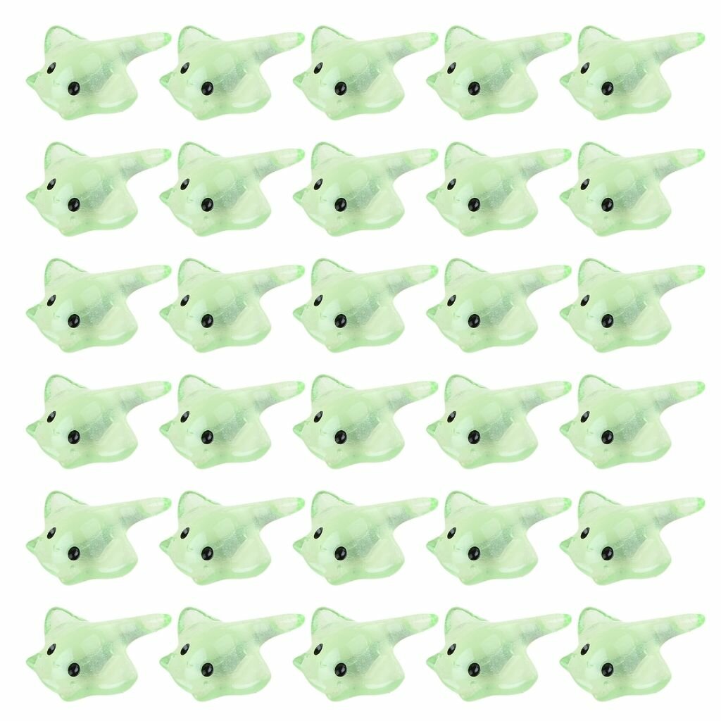 30 штук миниатюрных коллекционных фигурок скатов-Манта для украшения садовых аквариумов