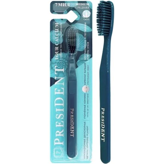 Зубная щетка President Four Calcium